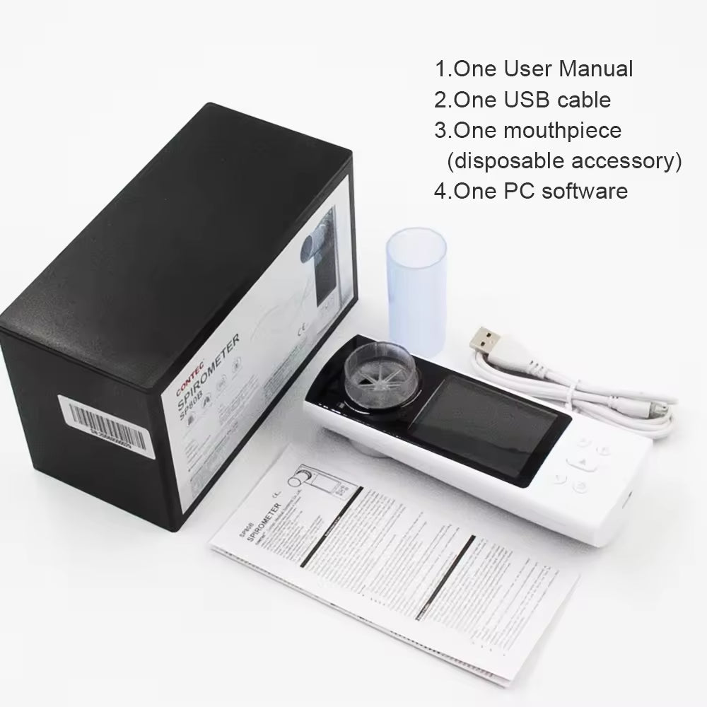 JYTOP SP80B USB CE Color Display Spirometer USB OC Software Spirometry