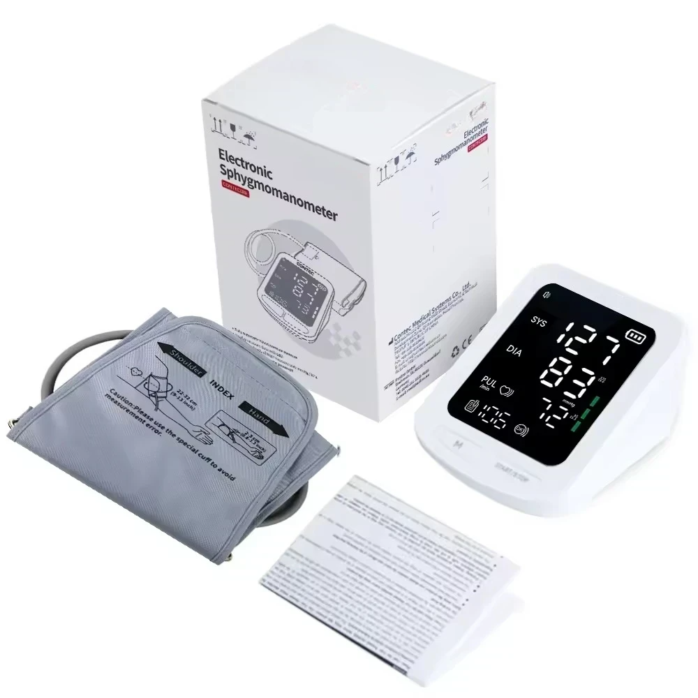 JYTOP LED Big Screen Blood Pressure Monitor 08E NIBP PR Adult Cuff