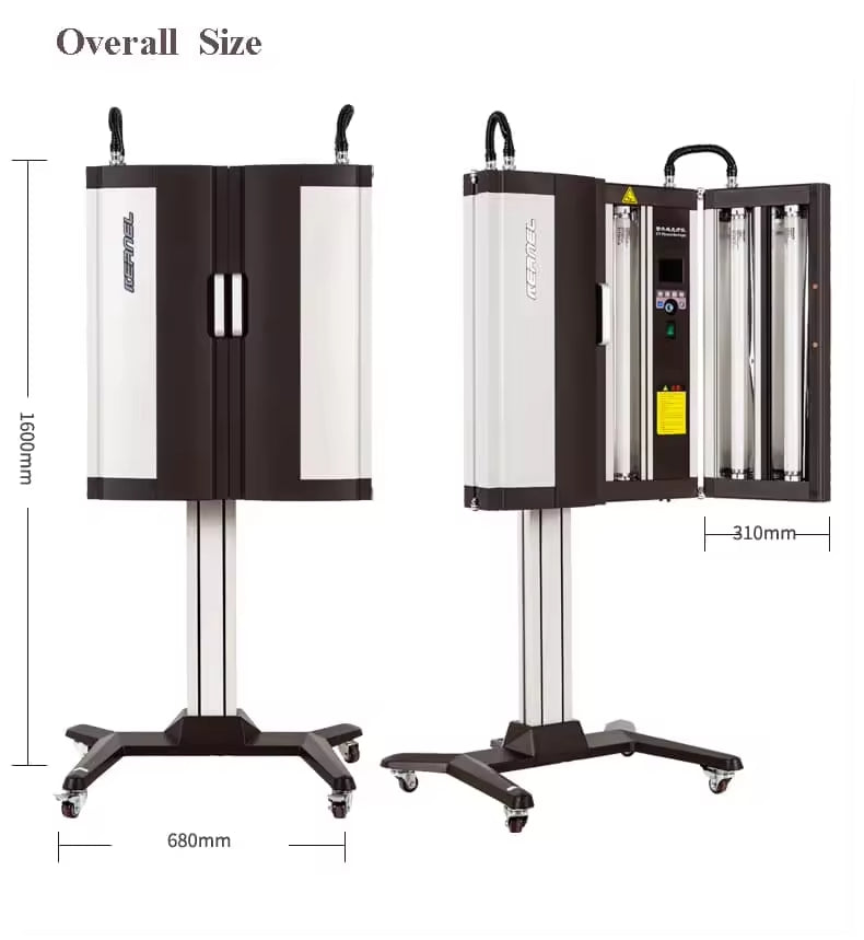 KN-4002B1 Half Body 311nm Narrow Band UVB PUVA UV PHOTOTHERAPY Machine ...