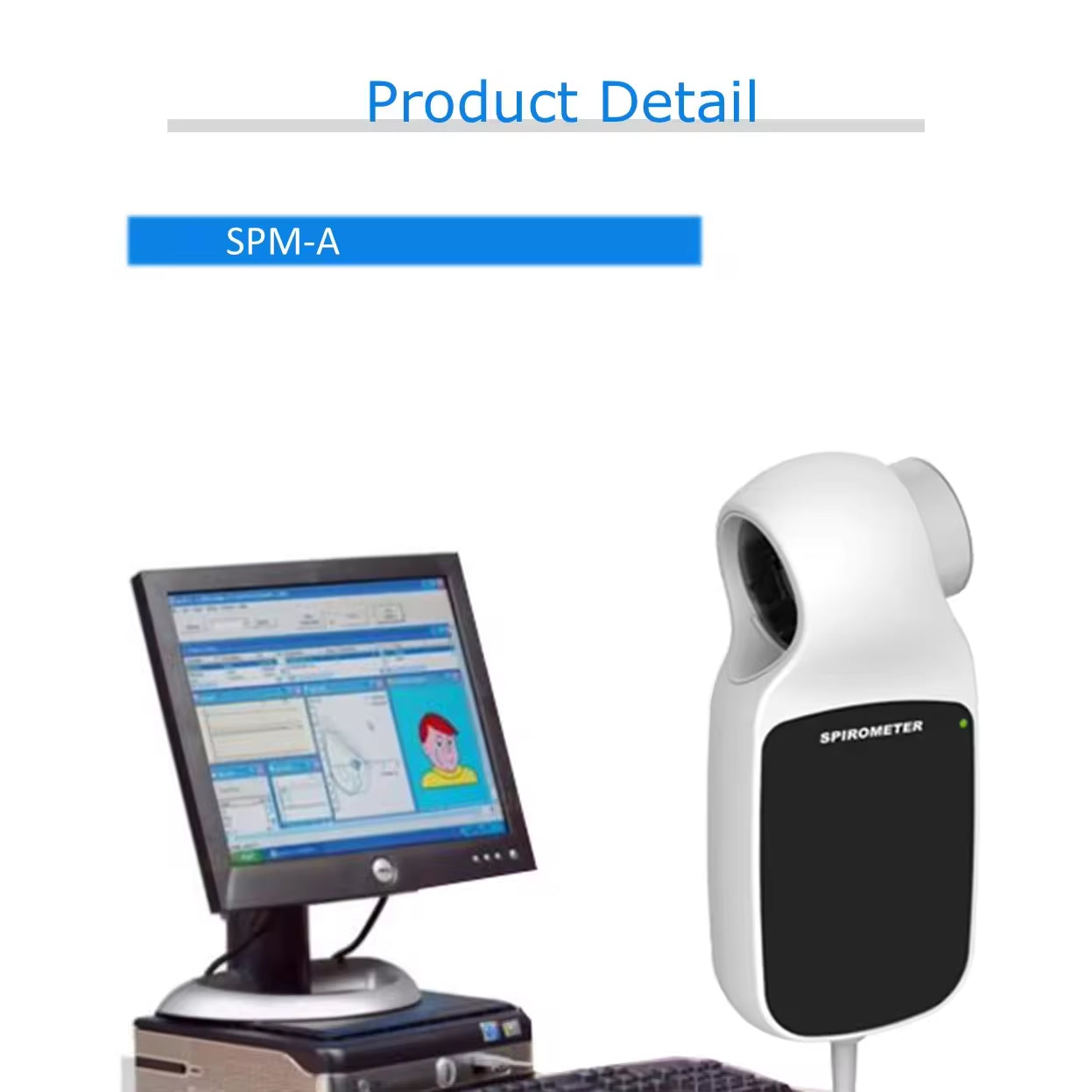 SPM-A Spirometer Digital Handheld Spirometer Spirometry Portable Lung ...