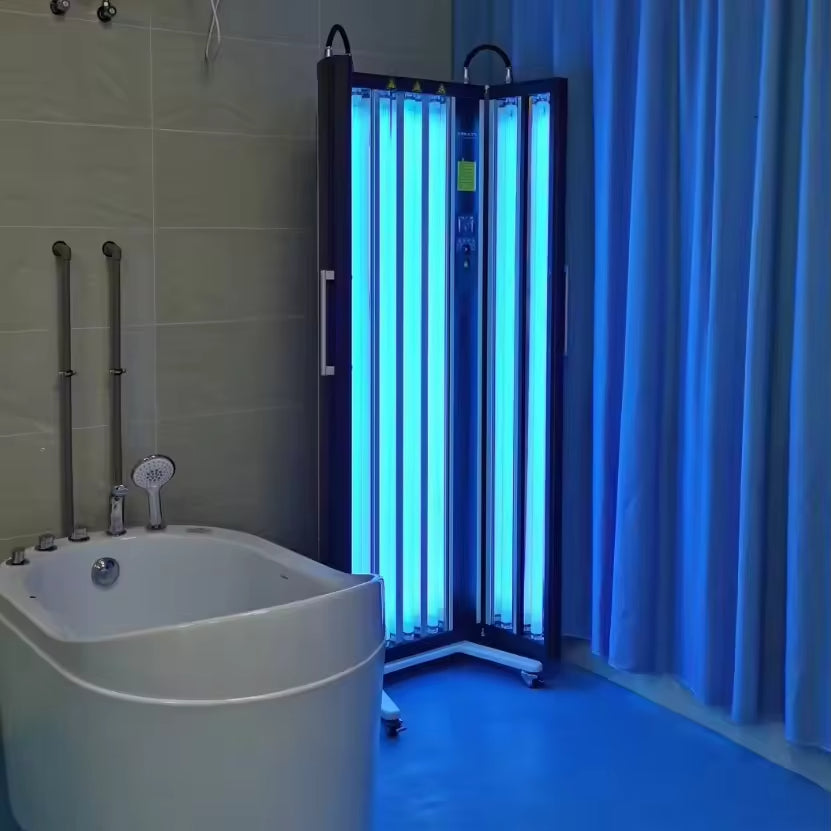 KN-4004B Narrow Band 311nm Uvb Lamp Full Body Panel Type UV Photothera ...