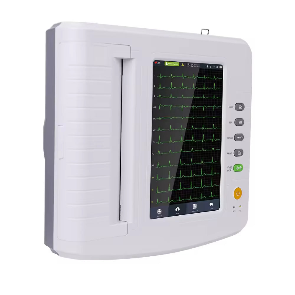 ECG1212G PC Software Touch Screen 12 Lead Ekg 12channel Ecg Electrocar ...