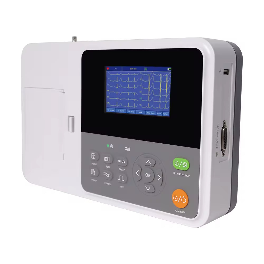 E3 Medical 3 Channel Medicalechographie Machine Electrocardiogram Ecg ...