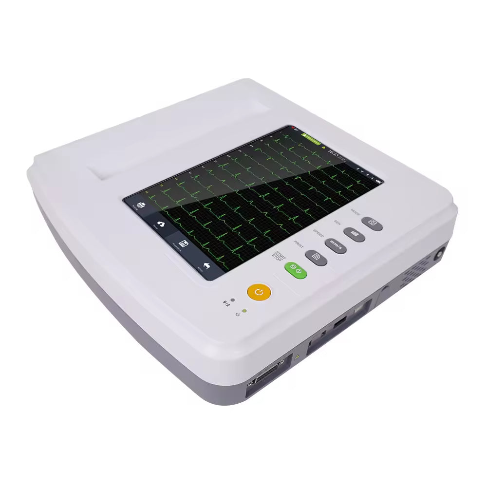 ECG1212G PC Software Touch Screen 12 Lead Ekg 12channel Ecg Electrocar ...