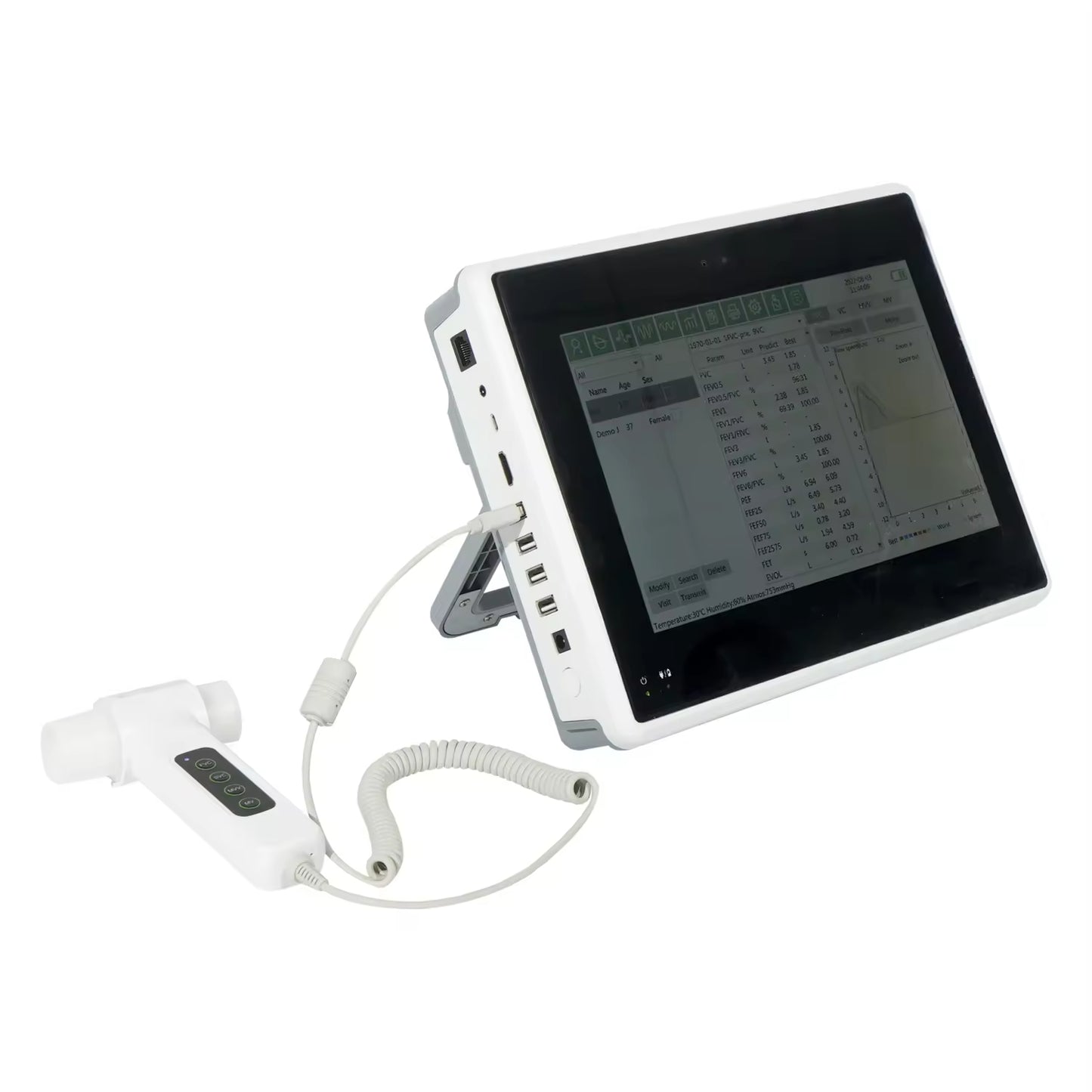 SP100A Medical Digital Portable Spirometer Pulmonary Function – JYTOP